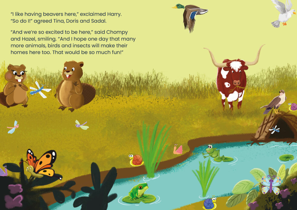Chompy and Hazel, the Ewhurst Park beavers, star in their own book ...